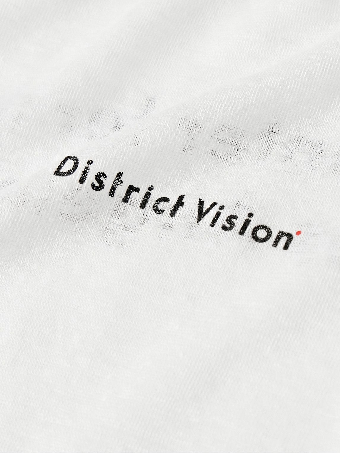 DISTRICT VISION - Sukha Logo-Print Hemp-Jersey T-Shirt - White District ...