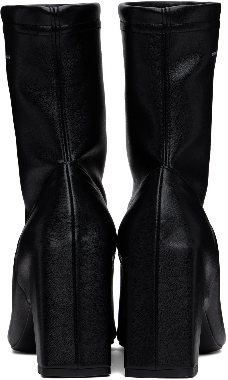 Coperni Black Low Bridge Stretch Boots Coperni