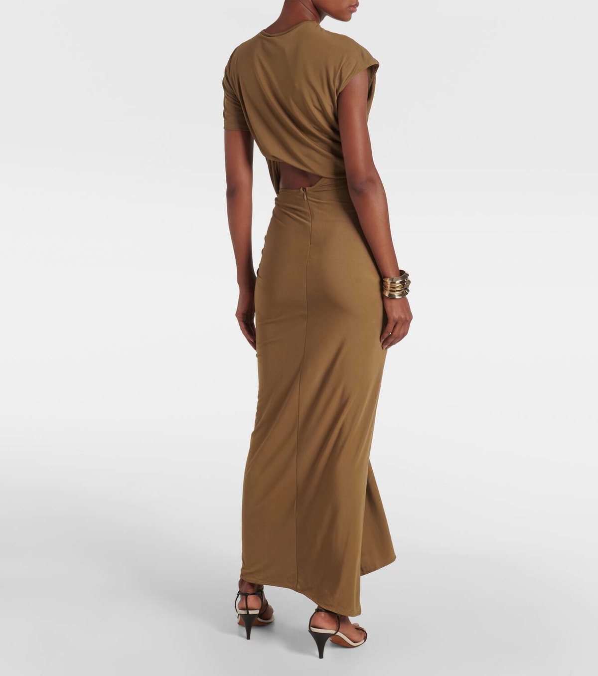 Christopher Esber Twisted Lever jersey maxi dress Christopher Esber