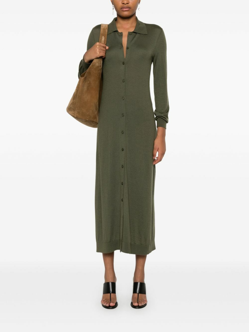 Lisa Yang Buttoned Knitted Dress Lisa Yang