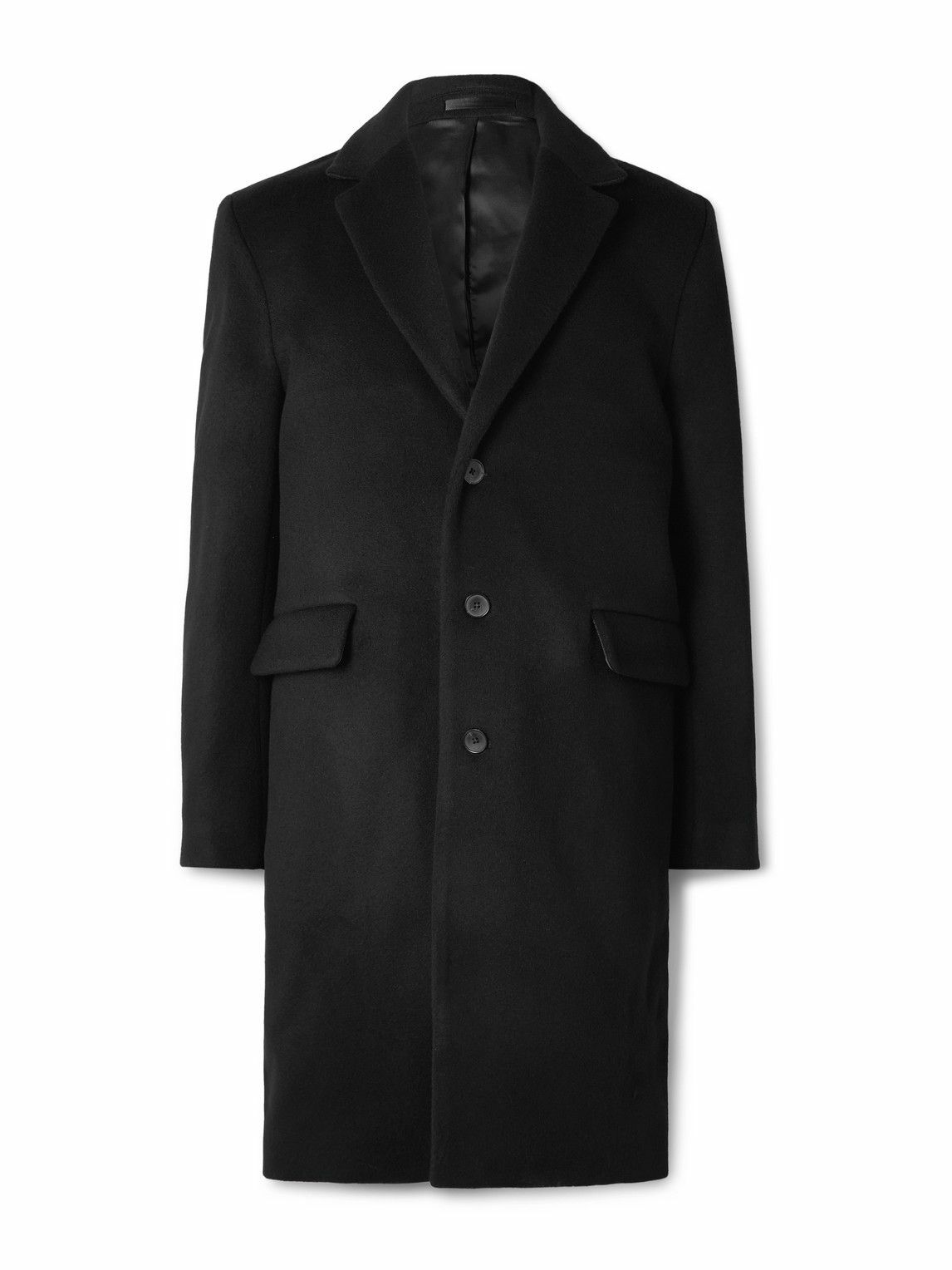 Mr P. - Wool and Cashmere-Blend Coat - Black Mr P.