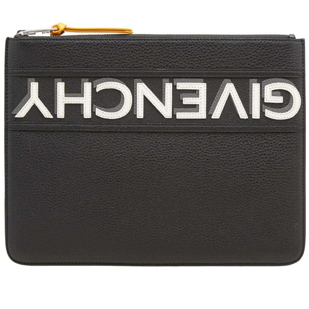 Givenchy Reverse Logo Large Zipped Pouch Givenchy