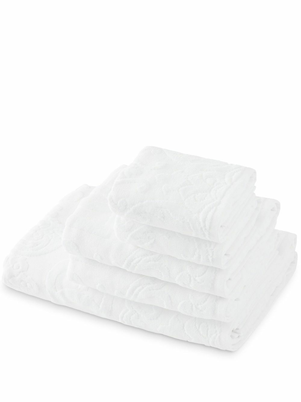 Dolce & Gabbana White DG Logo Towel Set Dolce & Gabbana