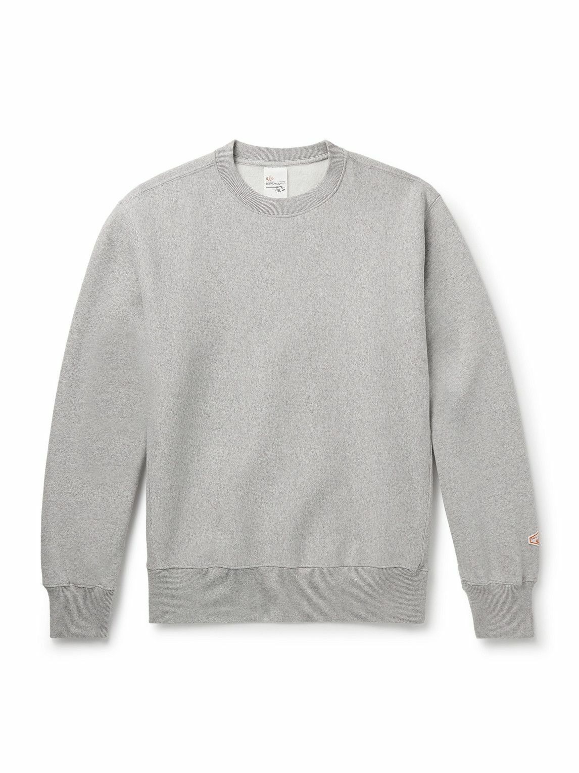 Nudie Jeans - Hasse Logo-Appliquéd Cotton-Blend Jersey Sweatshirt ...