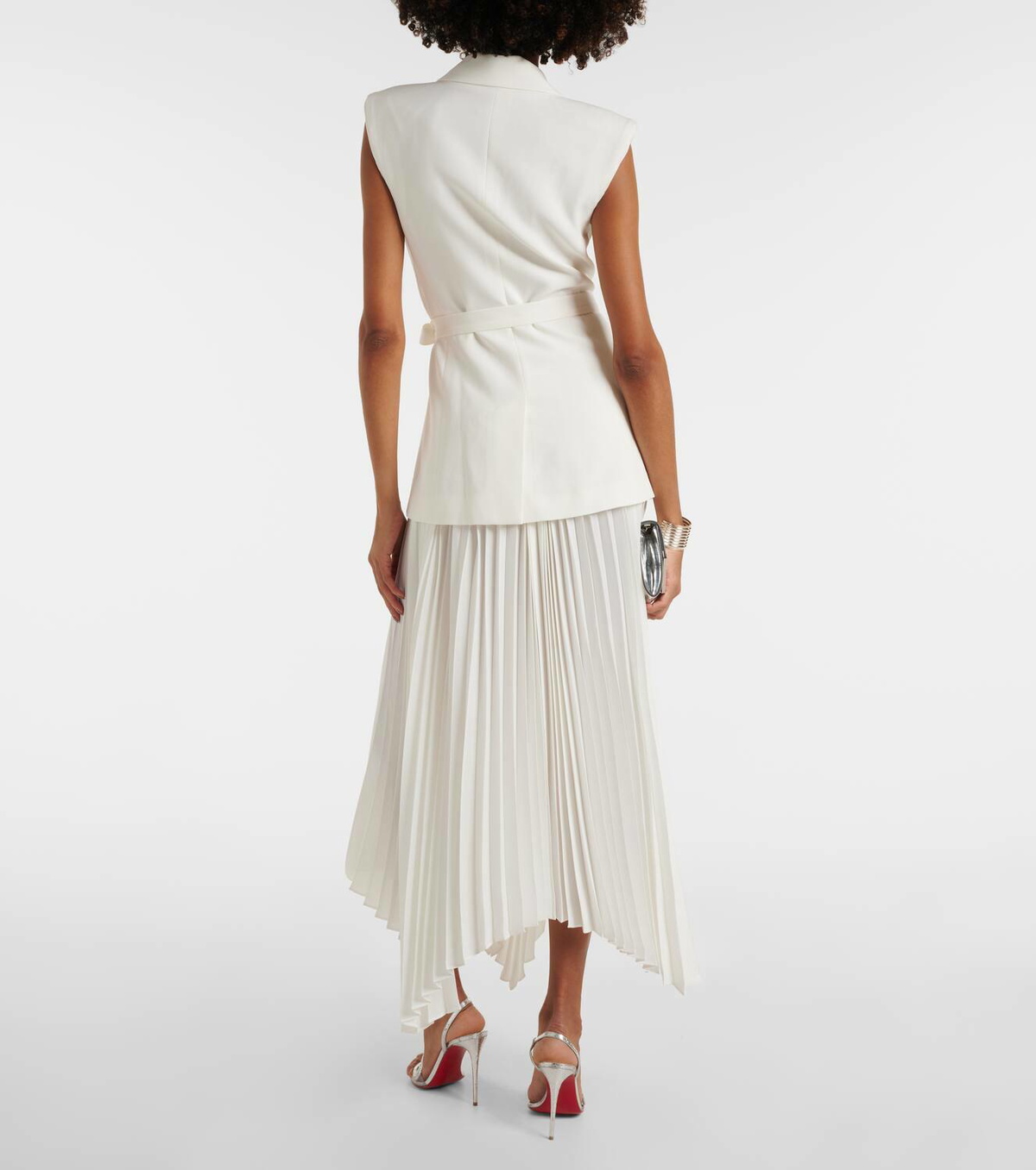 Simkhai Helena pleated wrap dress Simkhai