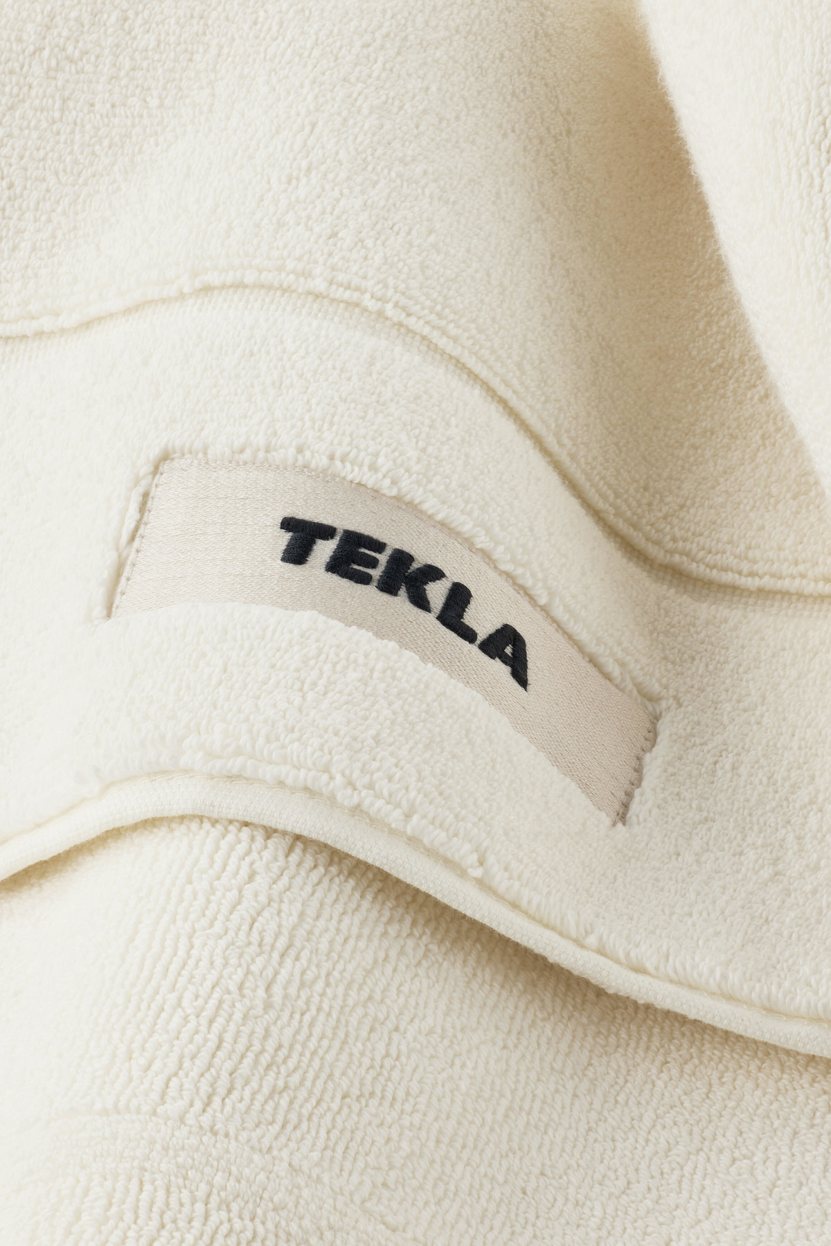 Tekla SSENSE Exclusive Off-White Terry Large Bath Mat Tekla Fabrics