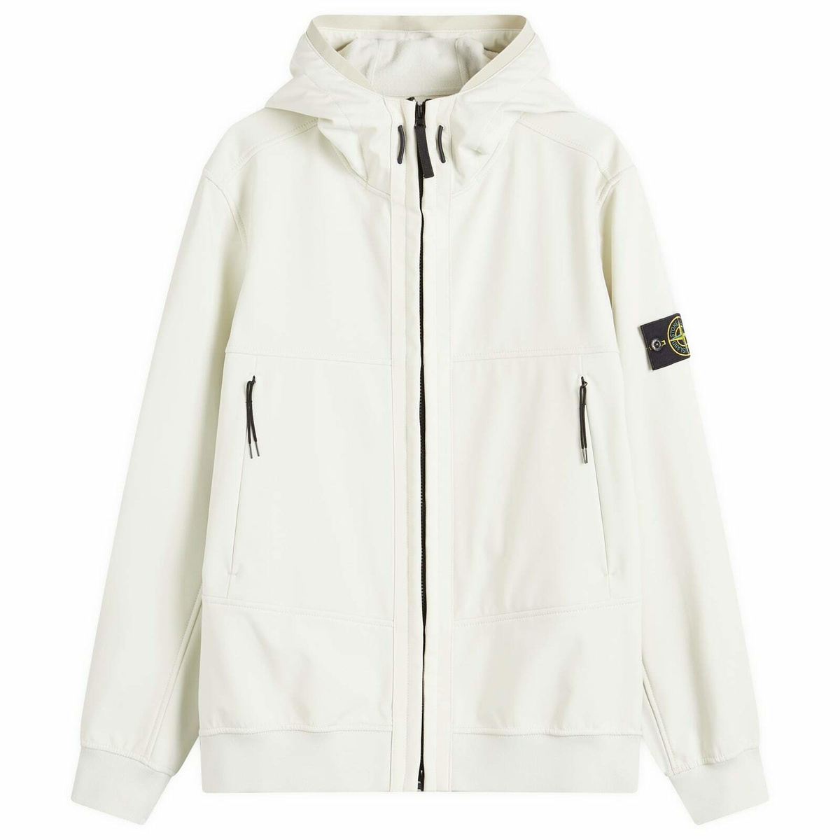 Stone Island Men's Soft Shell-R Jacket in Plaster Stone Island