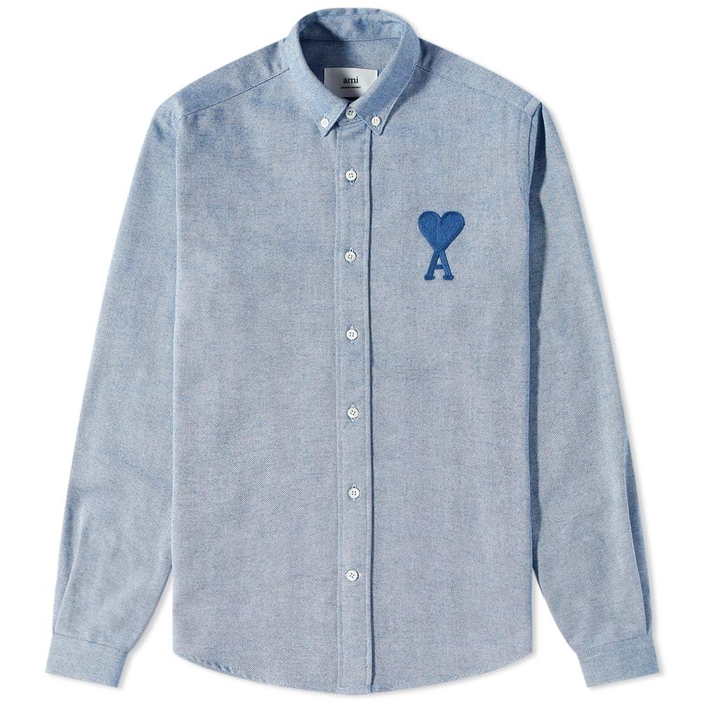AMI Large A Chambray Shirt AMI