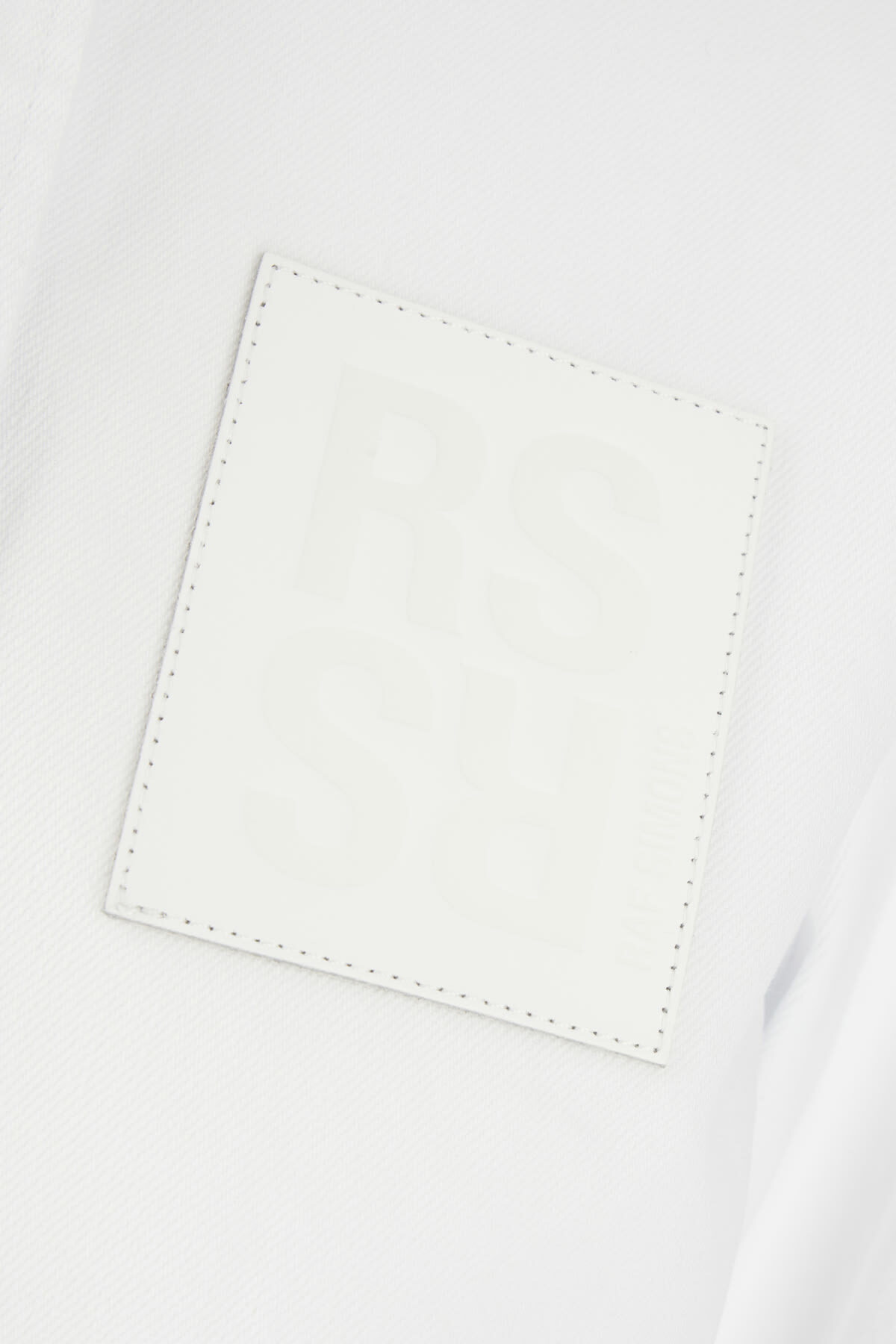 Raf Simons White Piquet Shirt Raf Simons