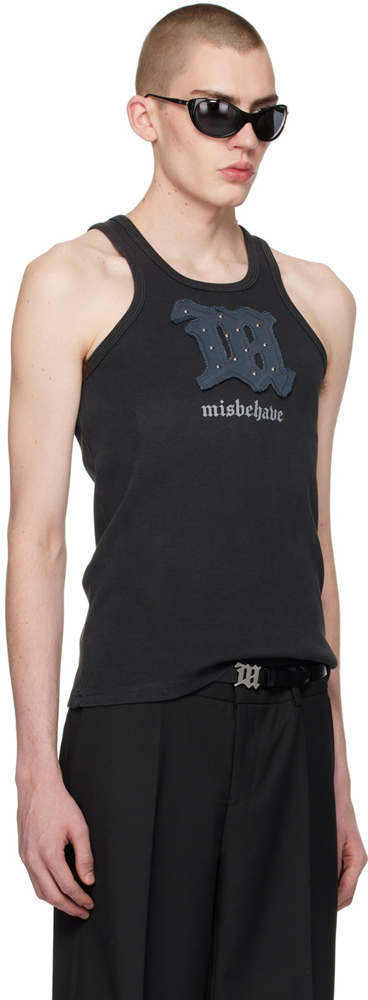 MISBHV Black Goth Tank Top MISBHV