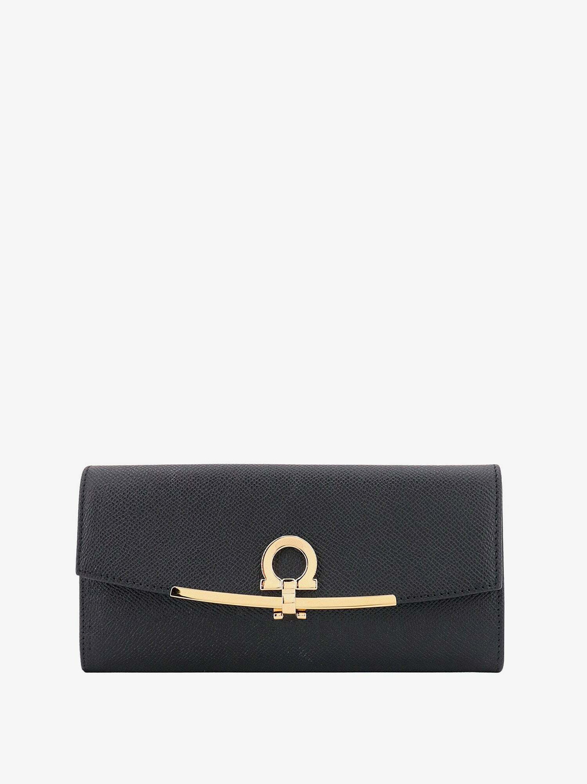 Ferragamo Wallet Black Womens Salvatore Ferragamo