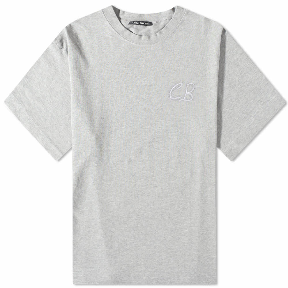 Cole Buxton Men's CB Applique T-Shirt in Grey Cole Buxton