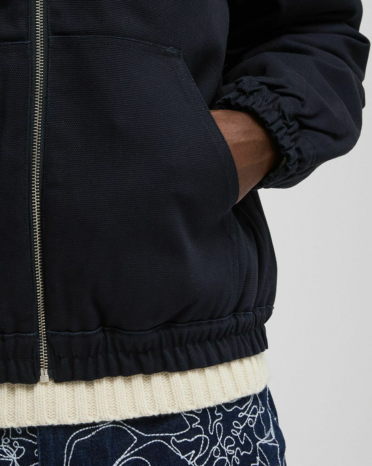 Arte Antwerp Reversed Jacket Blue Mens Bomber Jacket Arte Antwerp