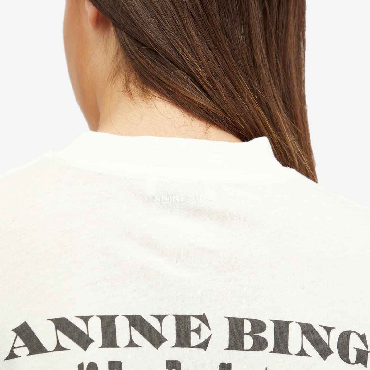 Anine Bing Women's Avi T-Shirt in Ivory ANINE BING