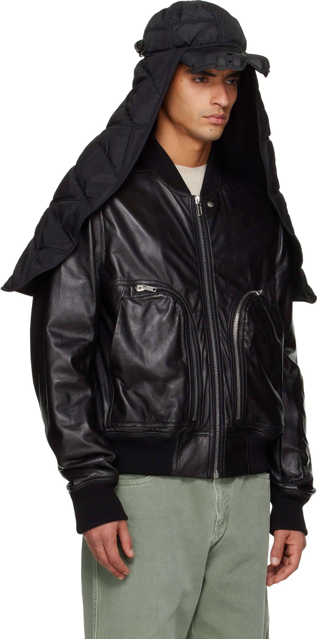 Innerraum Black Object C11 Puffer Scarf Cap Innerraum