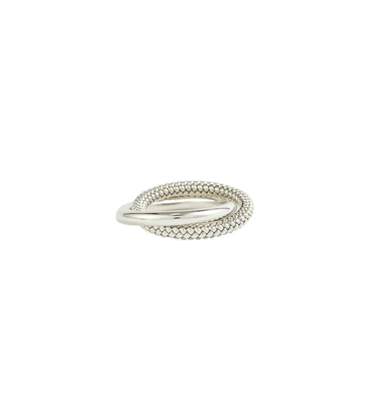 Bottega Veneta - Intreccio sterling silver ring Bottega Veneta