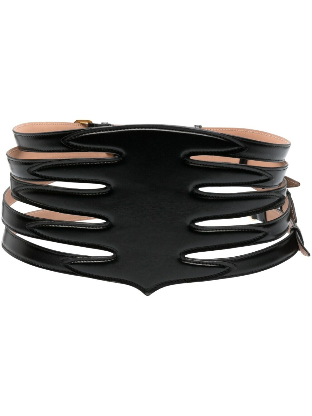 ALAÏA - Leather Bustier Belt ALAÏA