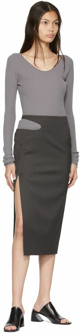 LOW CLASSIC Gray Rayon Sweater Low Classic