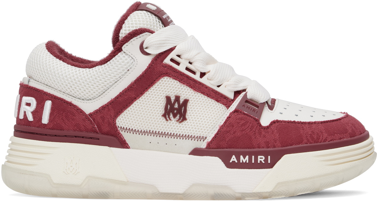 AMIRI White & Red MA Quad MA-1 Sneakers Amiri