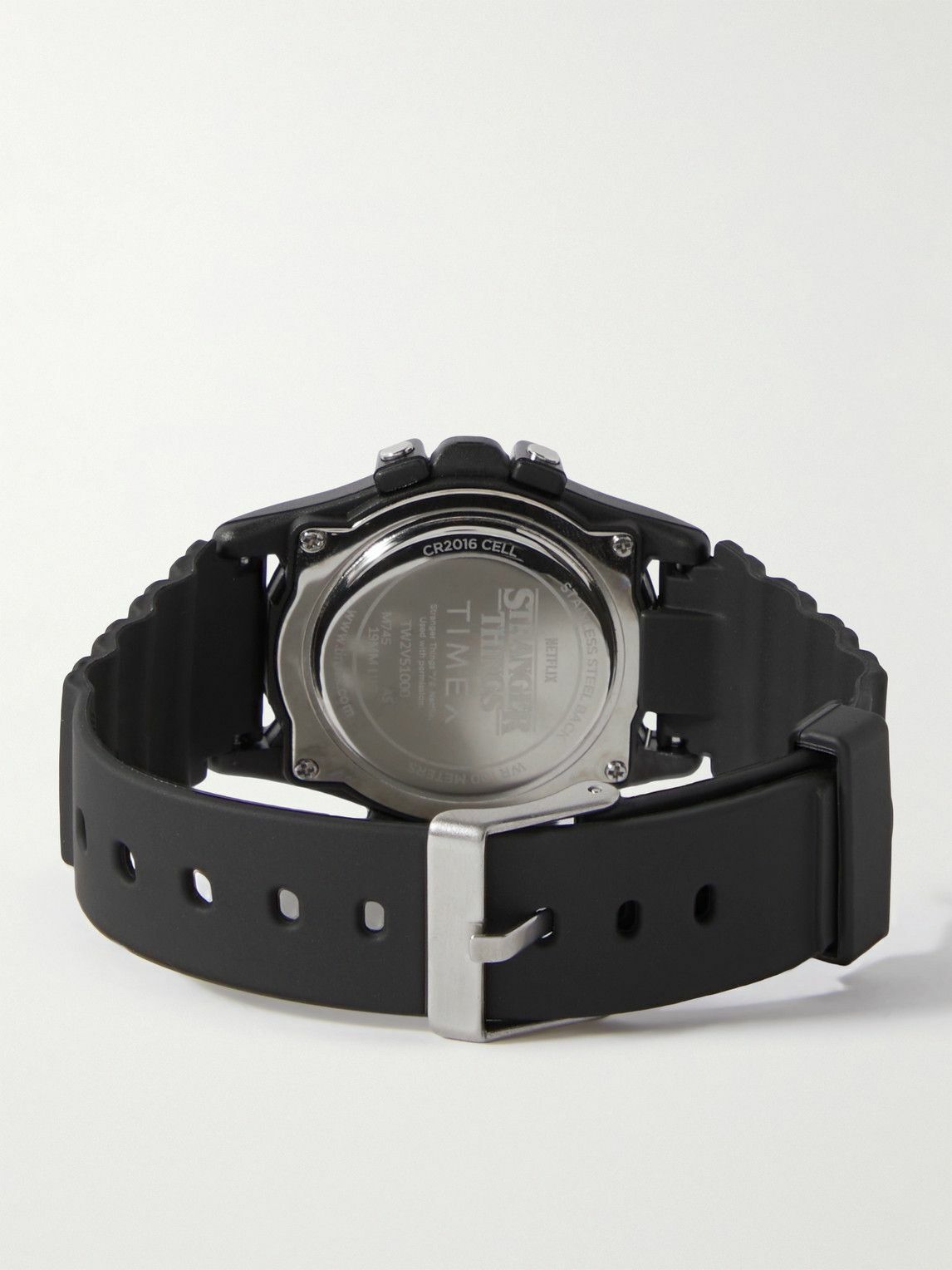 Timex - Stranger Things Atlantis Chronograph 40mm Resin and Rubber ...