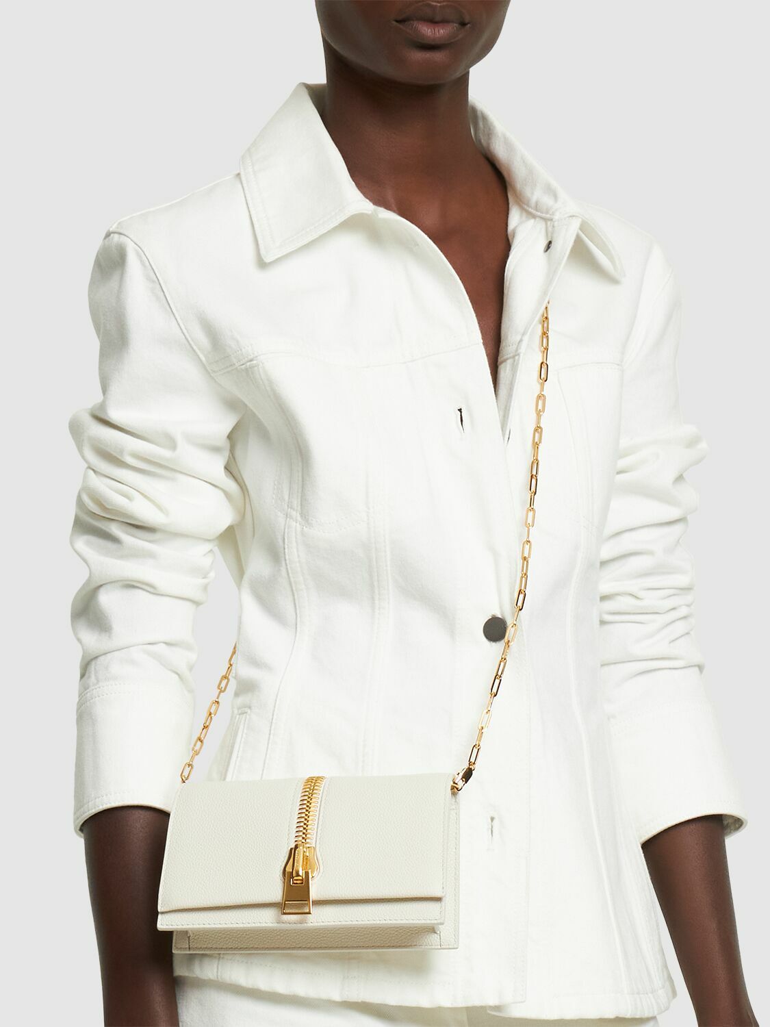 TOM FORD - Mini Jennifer Leather Clutch TOM FORD