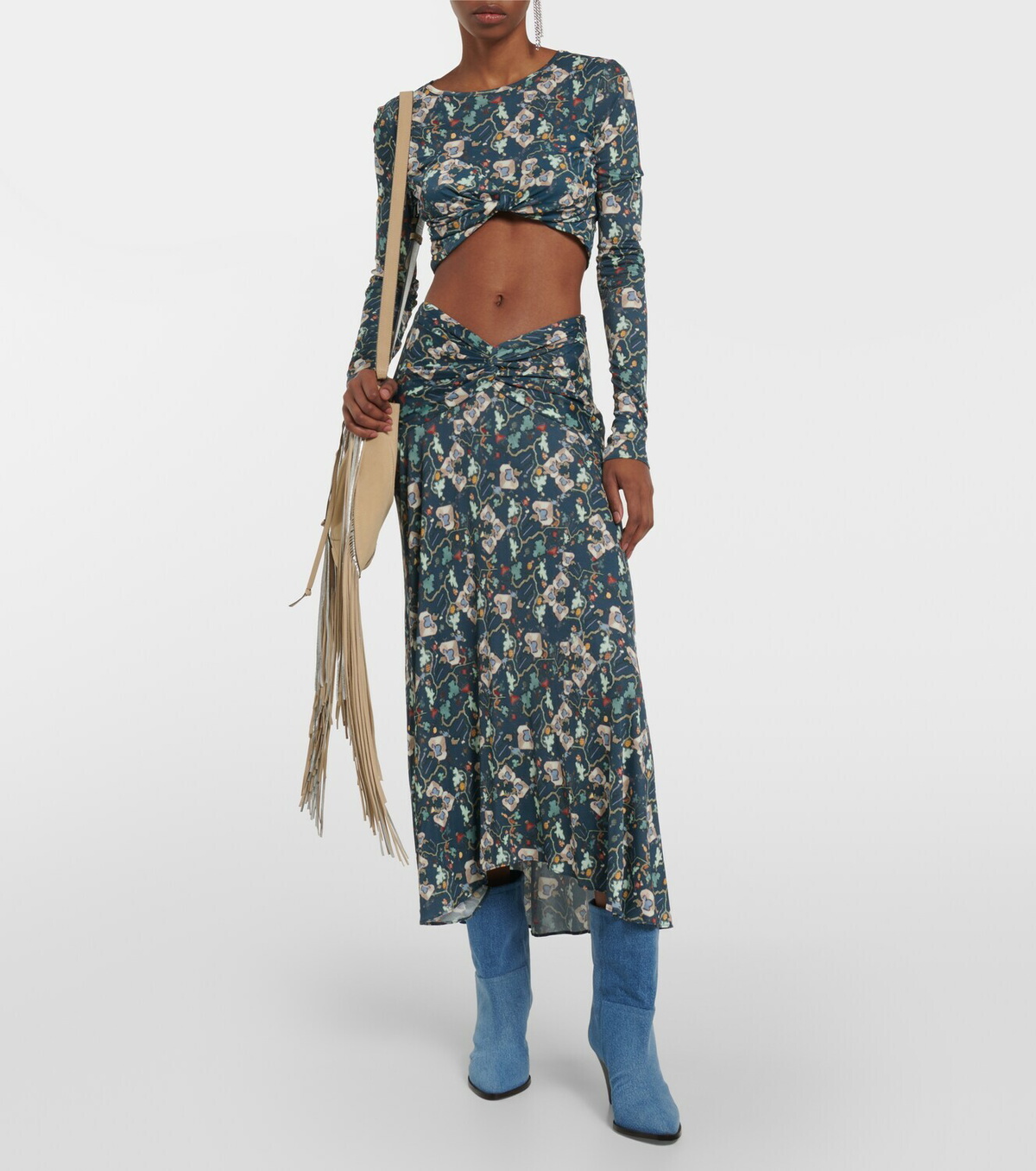 Isabel Marant - Rouxa denim ankle boots Isabel Marant