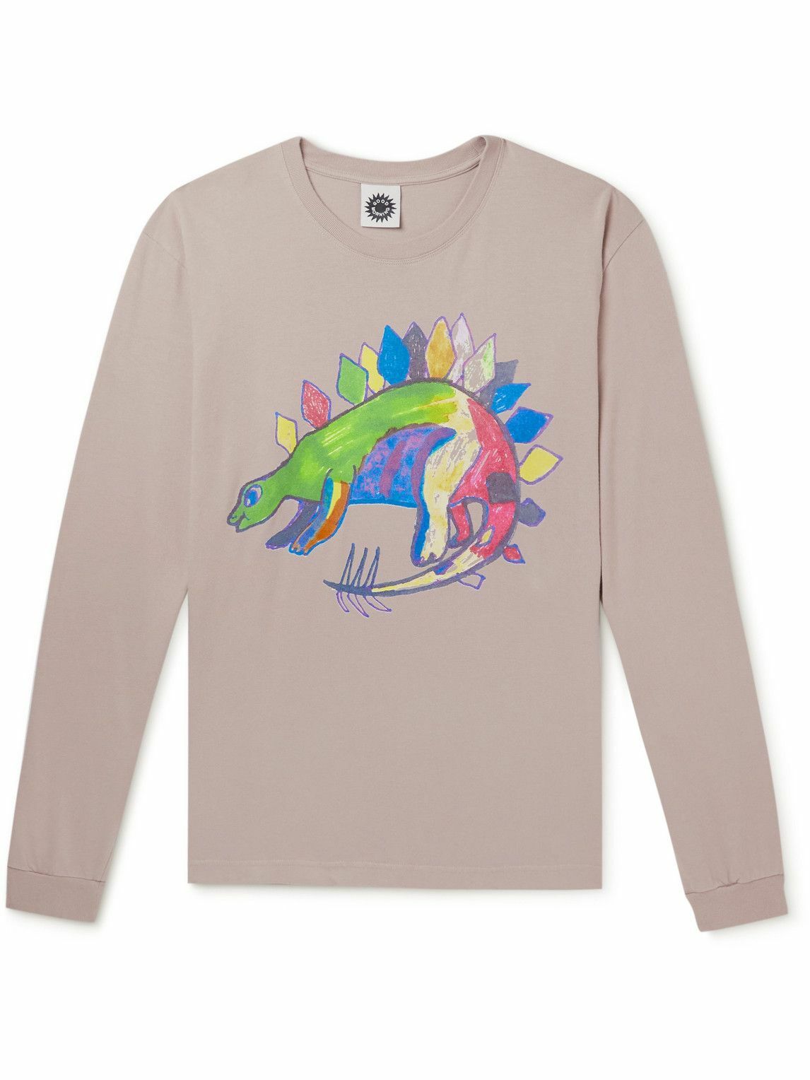 GOOD MORNING TAPES - LSD World Peace Dinosaur Printed Organic Cotton ...