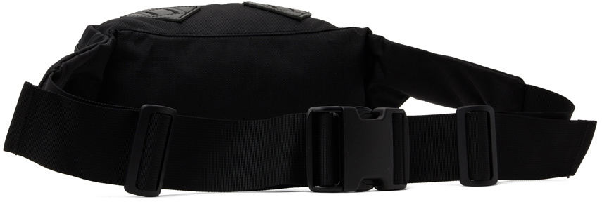 BEAMS PLUS Black 2 Zip Waist Bag Beams Plus