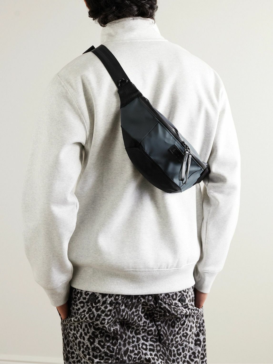 Master-Piece - Leather- and CORDURA BALLISTIC-Trimmed Rubberised Shell ...