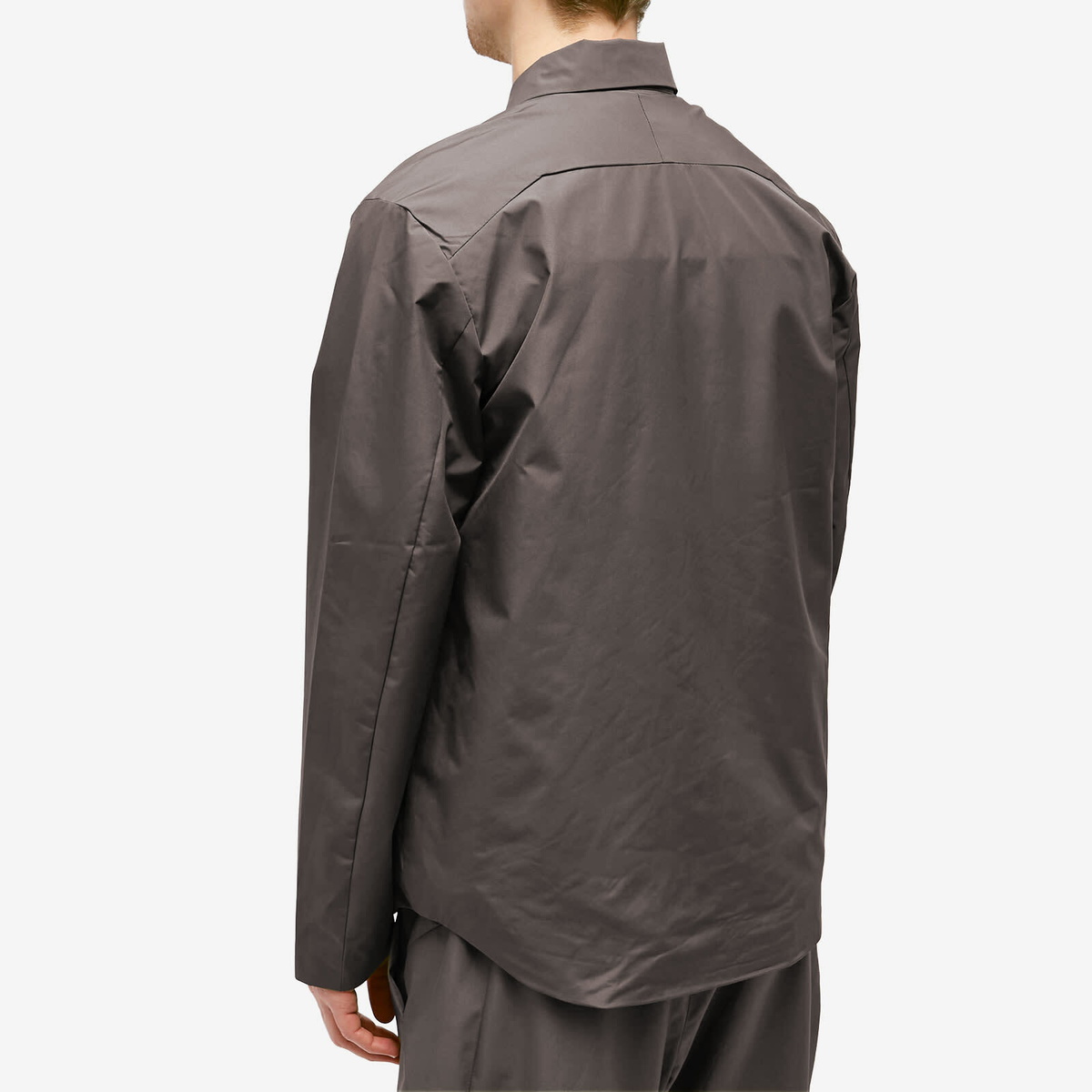 Norse Projects Men's Jens Gore-Tex Shirt Jacket in Heathland Brown Norse Projects