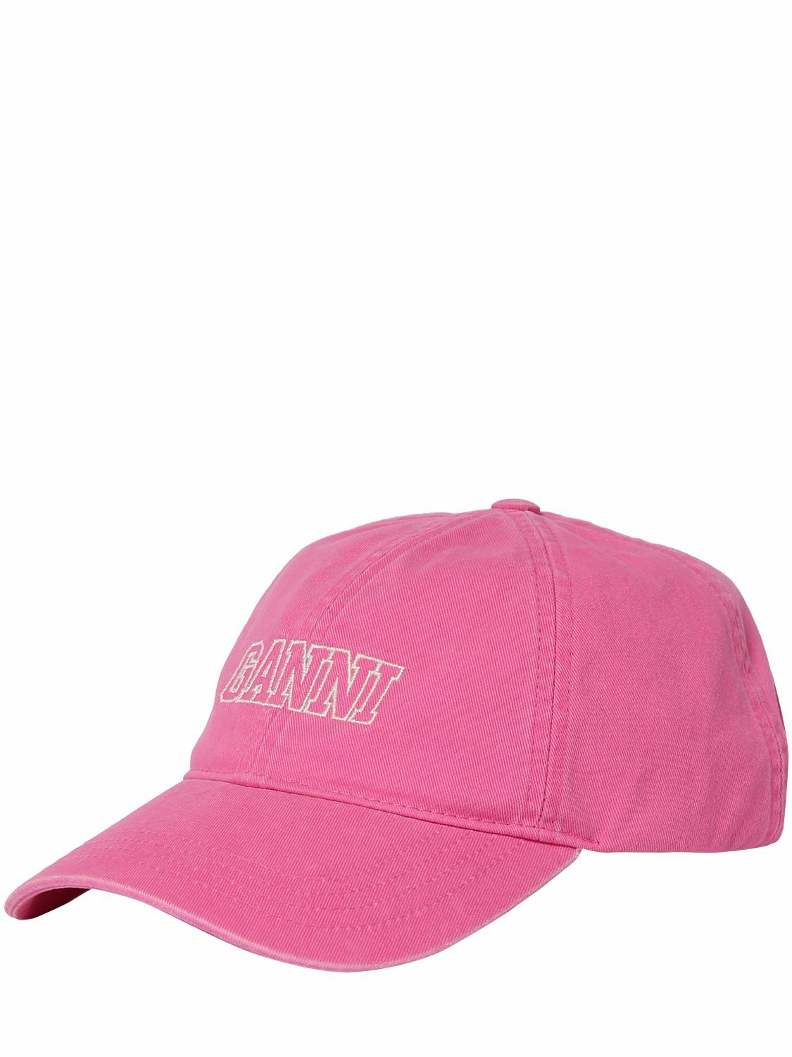 GANNI - Cotton Baseball Cap GANNI