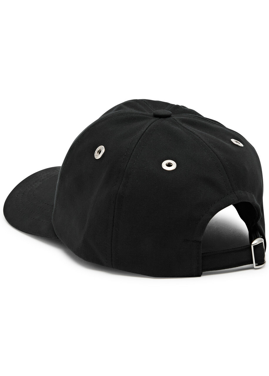 Ami Paris Logo-embroidered Cotton cap - Black - One Size AMI