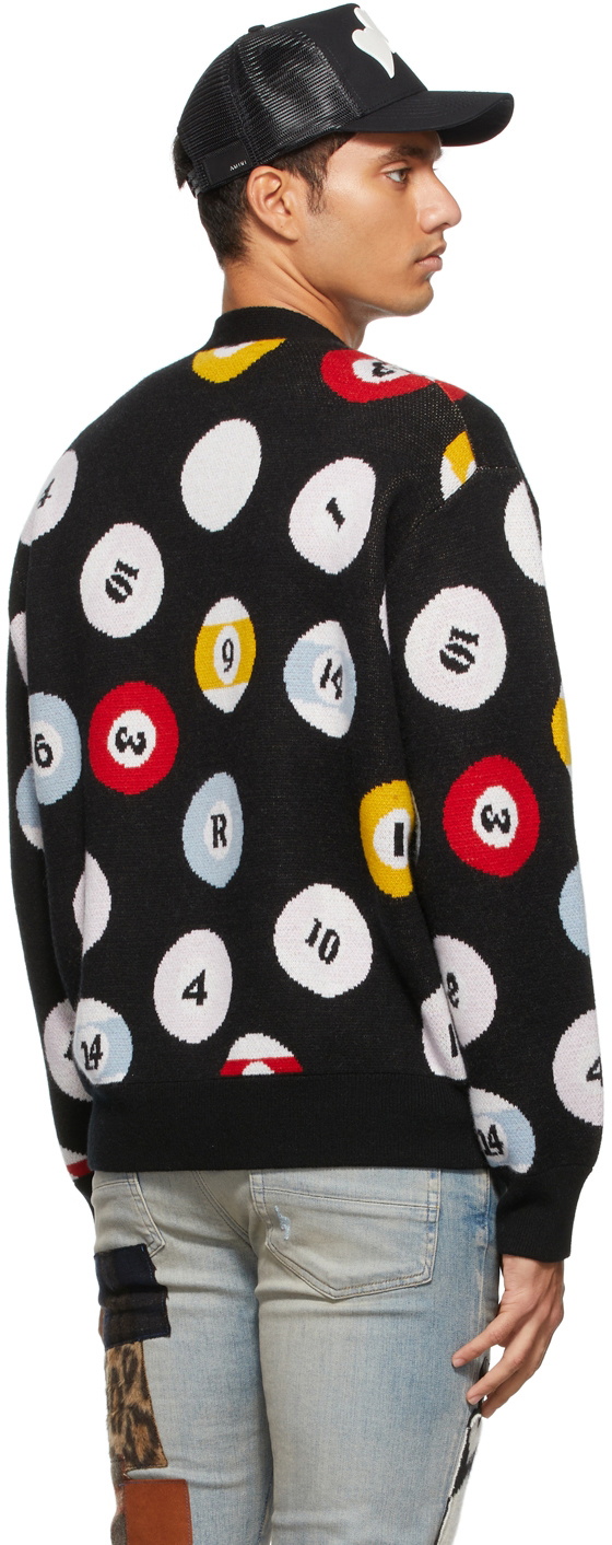 AMIRI Black Pool Ball Cardigan Amiri