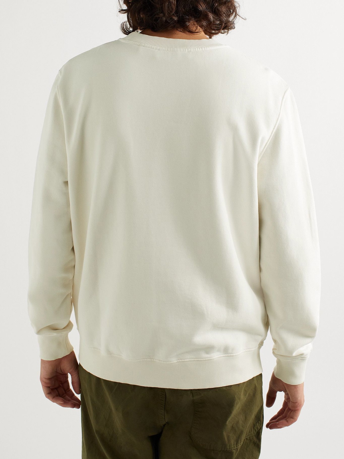 Applied Art Forms - NM1-1 Logo-Embroidered Cotton-Jersey Sweatshirt ...