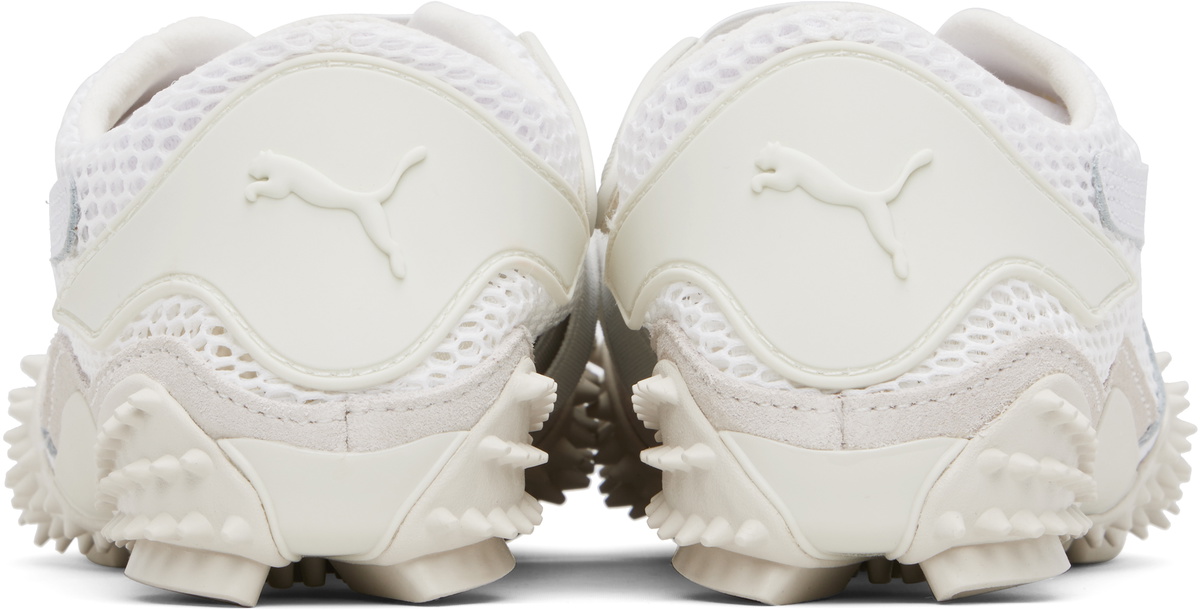 PUMA White & Gray Mostro Mesh Sneakers Puma