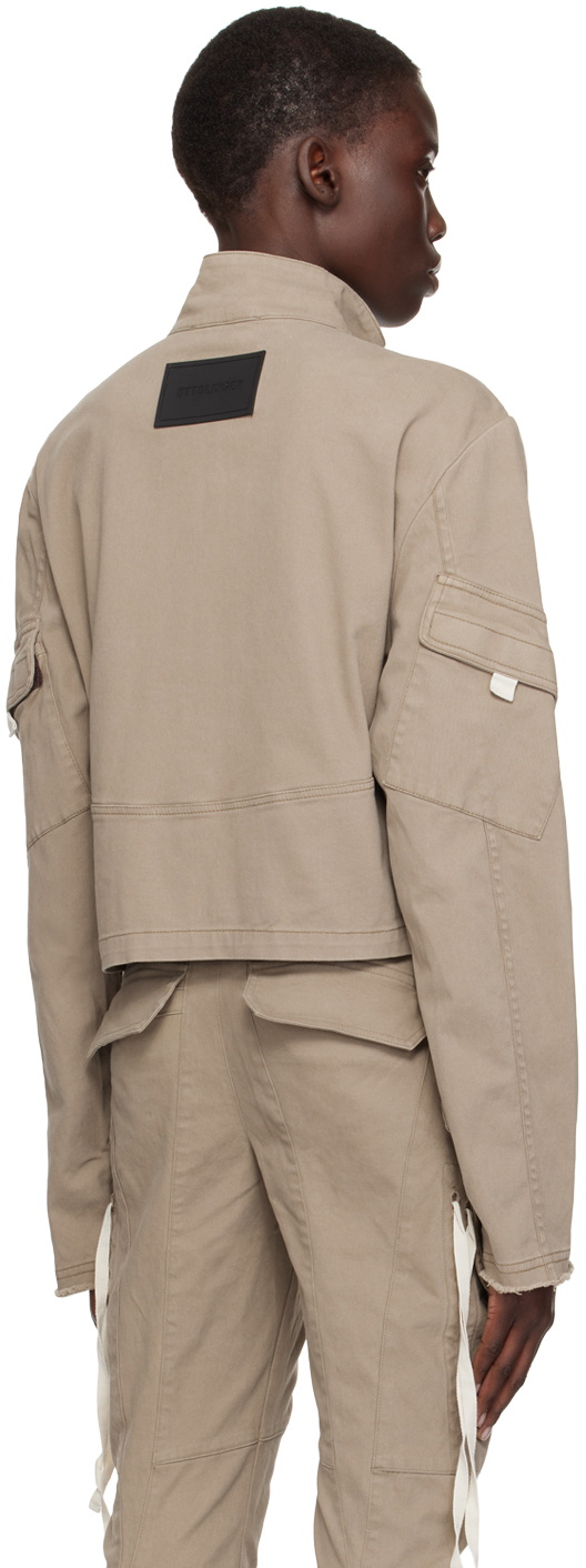 Ottolinger Taupe Drawstring Jacket Ottolinger
