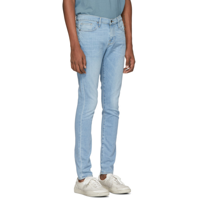 Frame Blue Jagger True Skinny Jeans Frame Denim