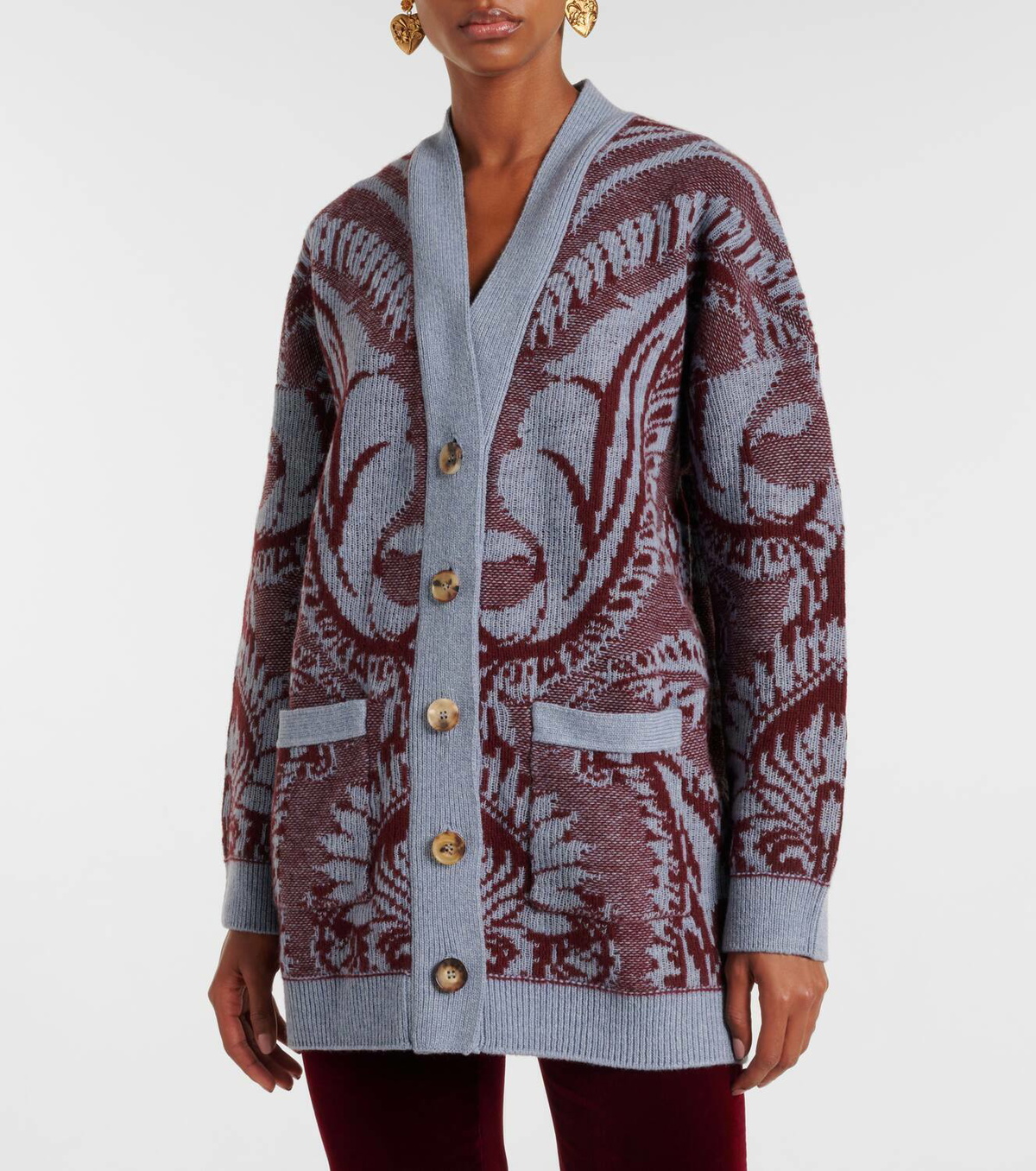 Etro Oversized wool cardigan Etro