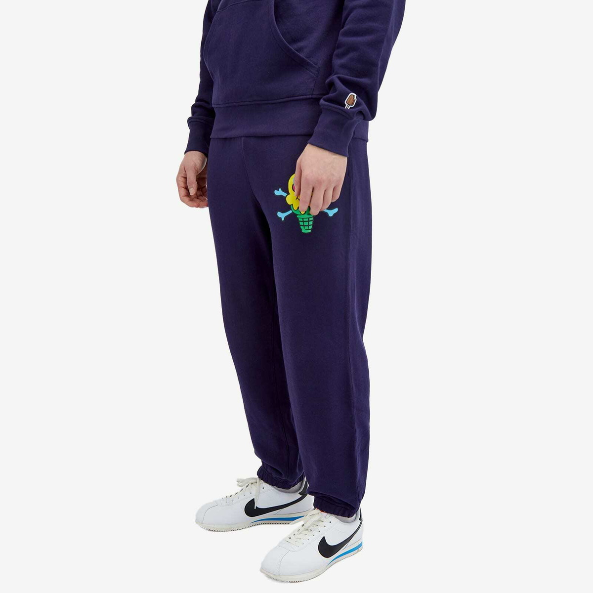 ICECREAM Men's Cones & Bones Sweat Pants in Navy ICECREAM