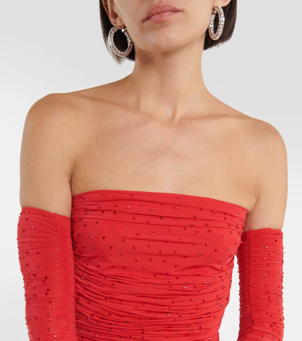 Alex Perry Hyland embellished jersey gown Alex Perry