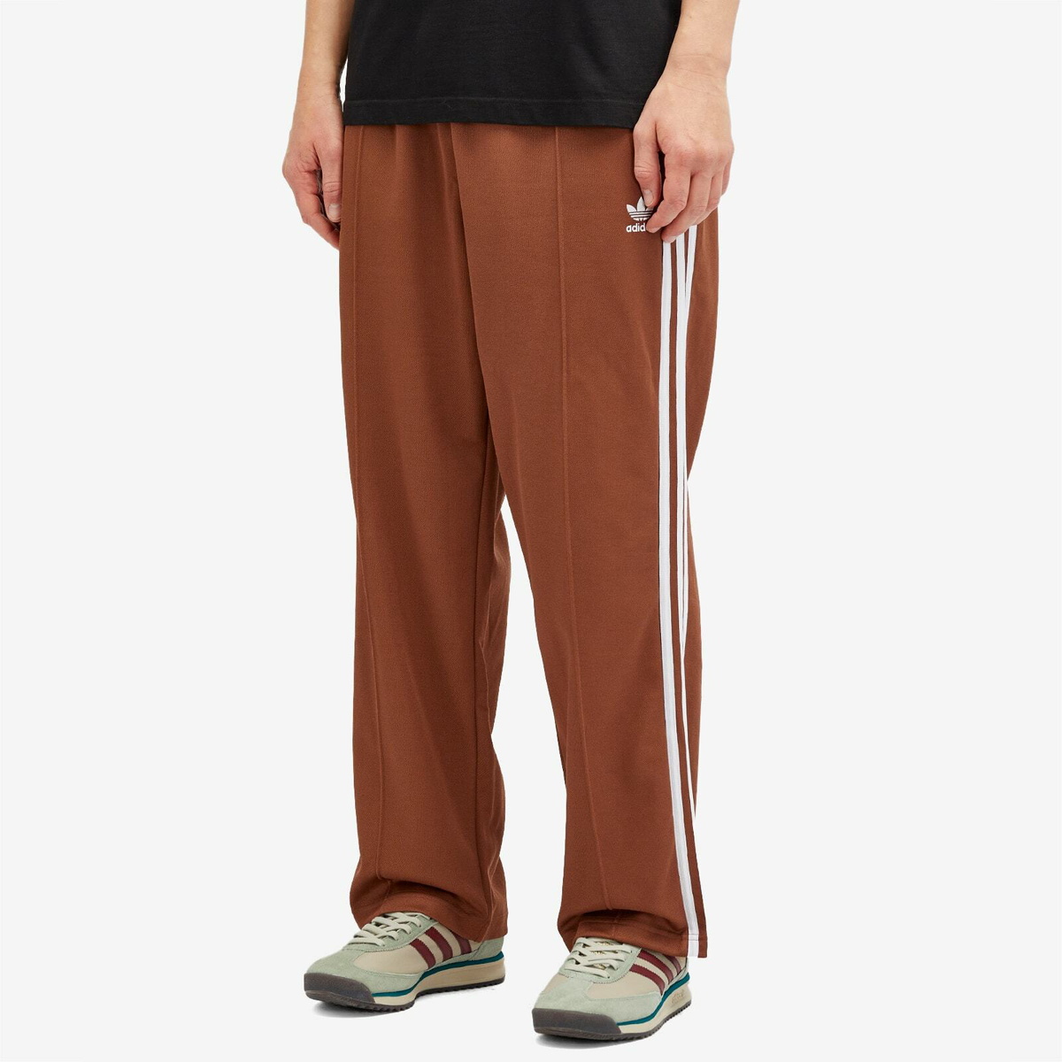 Adidas Men's Baggy Track Pant in Preloved Brown adidas