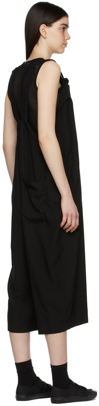 Y's Black Rayon Overalls Ys