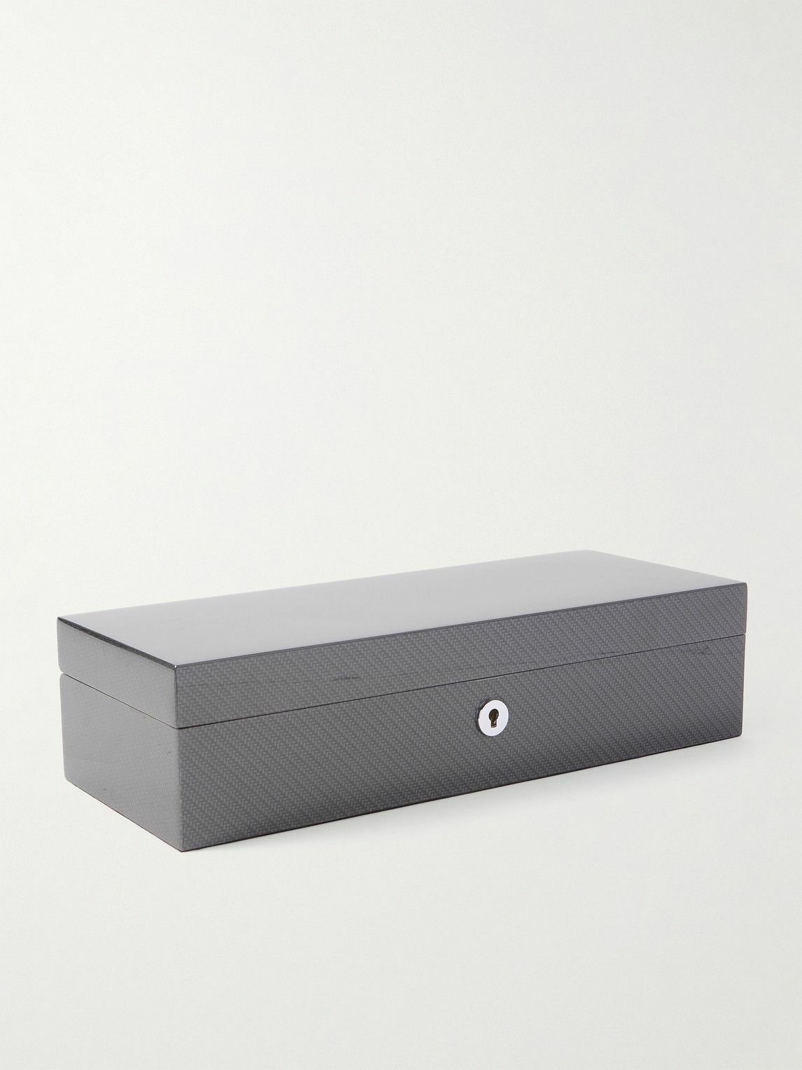 Rapport London - Carbon Fiber and Wood 5-Piece Watch Box Rapport London