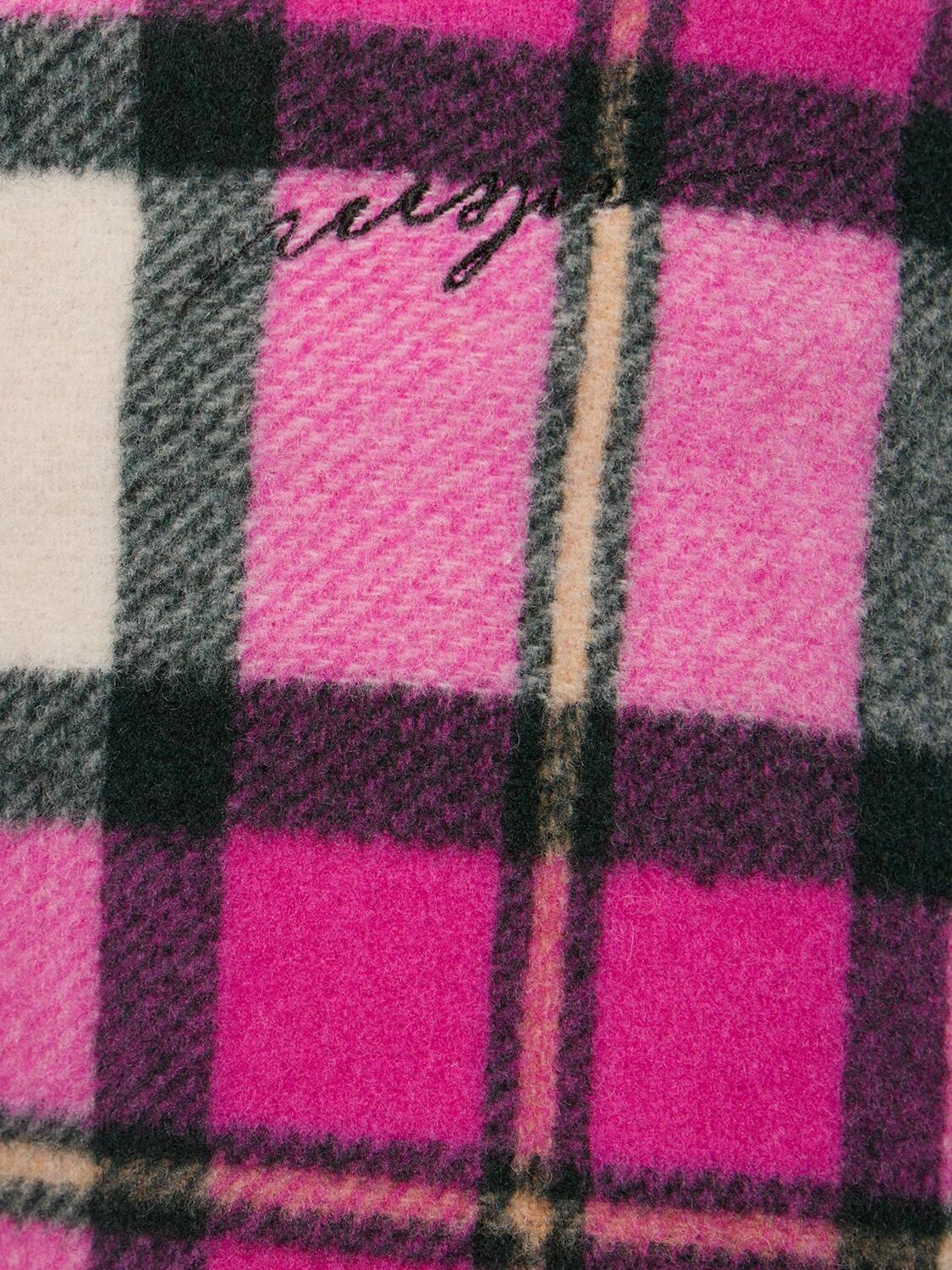 MSGM Wool Blend Tartan Mini Skirt MSGM