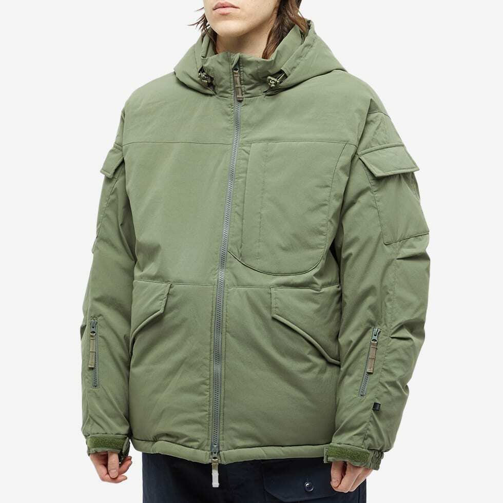 DAIWA Men's Tech Padding Mil Jacket in Sage DAIWA