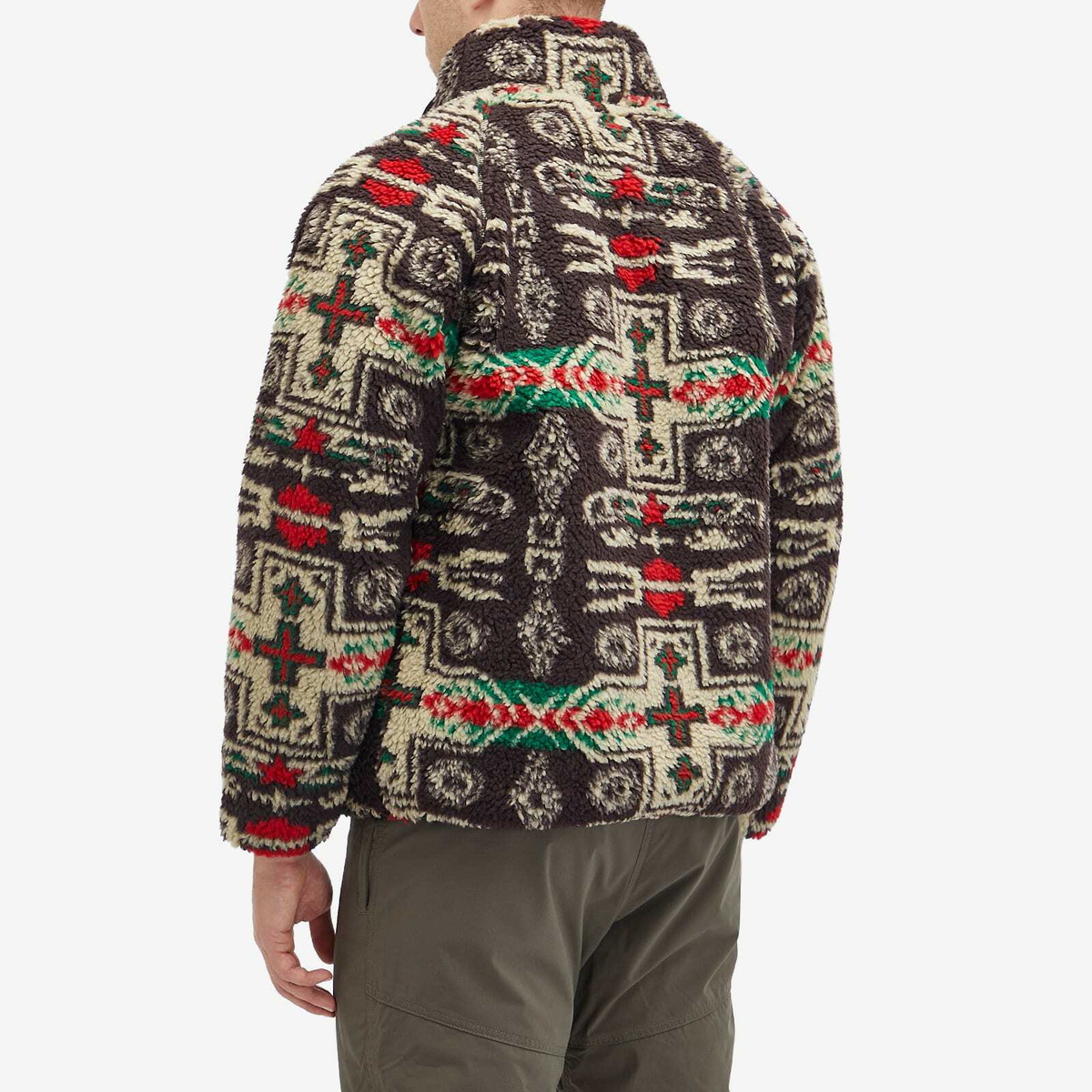 Manastash Men's Chimayo Fleece Jacket in Brown Manastash