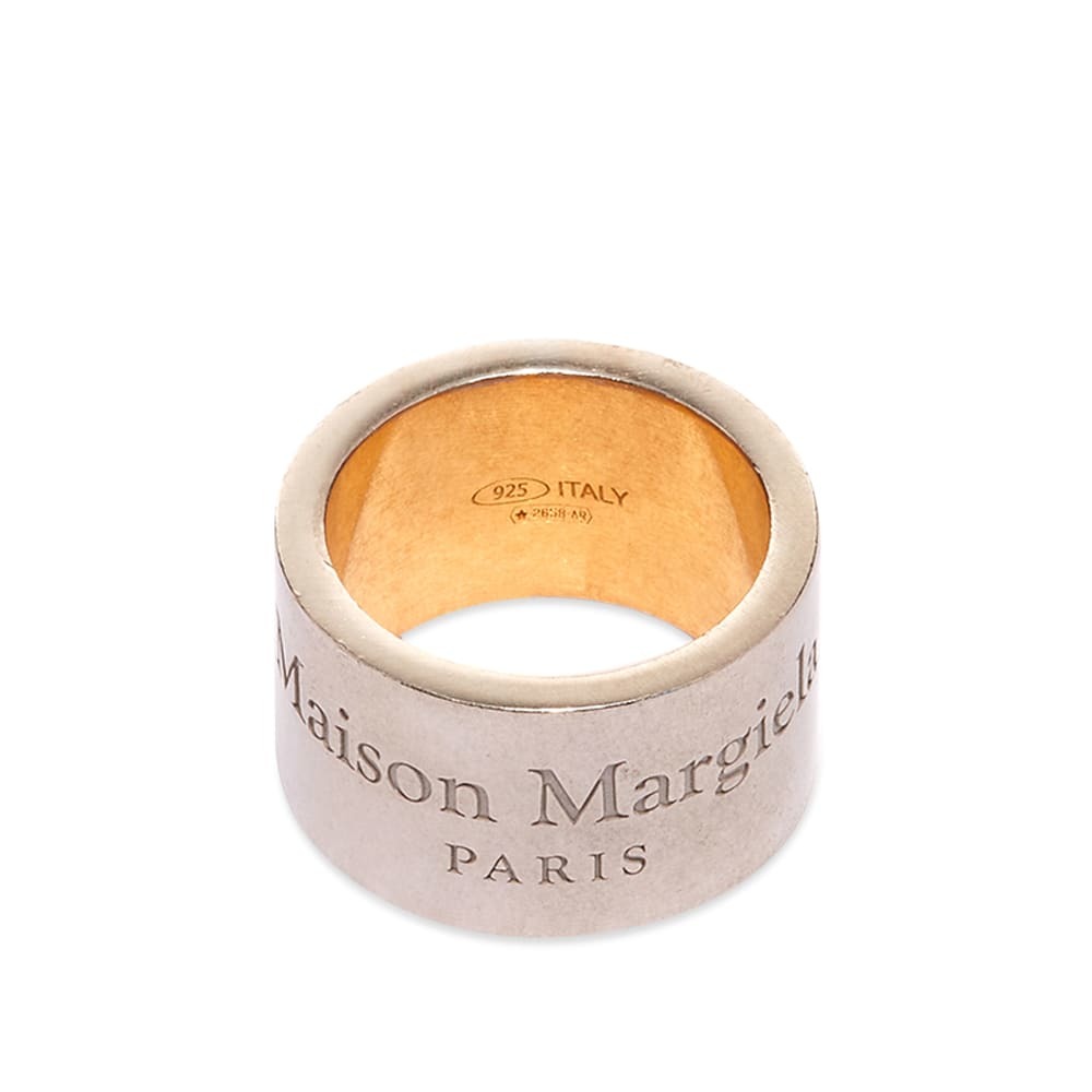 Maison Margiela Large Logo Ring Maison Margiela