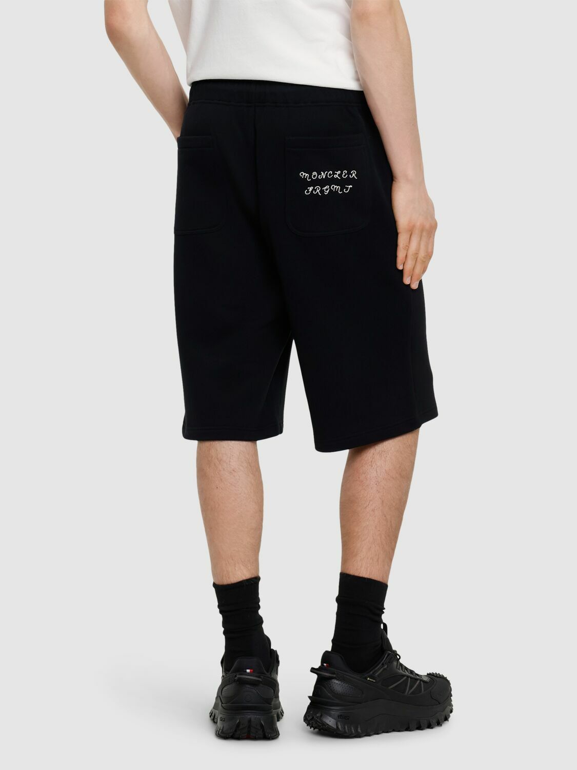 MONCLER GENIUS Moncler X Frgmt Logo Sweat Shorts Moncler Genius