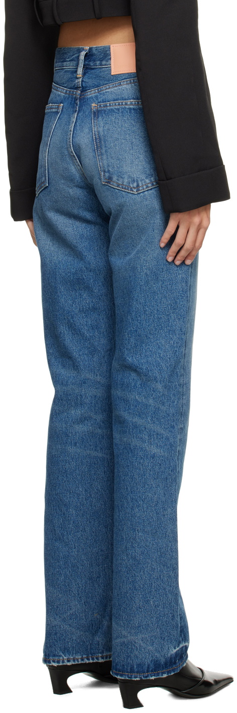 Acne Studios Blue Bootcut Jeans Acne Studios