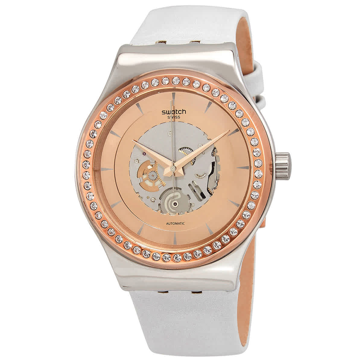 Swatch Sistem Polaire Automatic Crystal Unisex Watch YIS415 Swatch